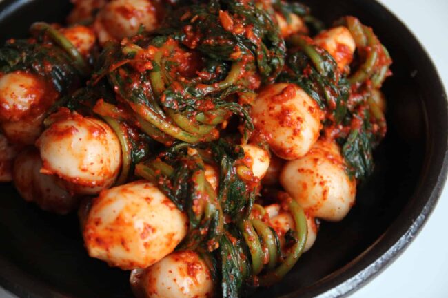 Ponytail kimchi (Chonggak-kimchi) recipe by Maangchi