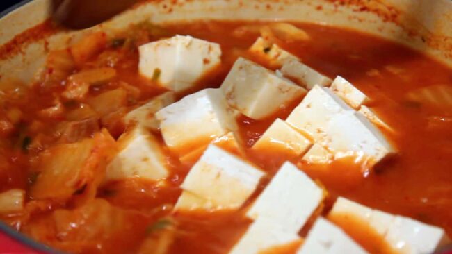 Kimchi soup (Kimchi-guk) recipe by Maangchi