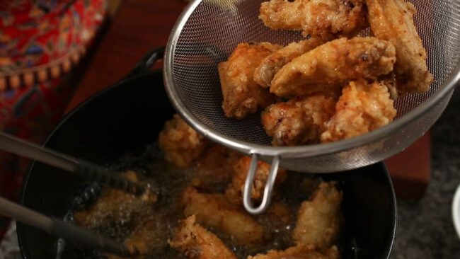 Crispy crunchy Korean fried chicken (Dakgangjeong) recipe by Maangchi