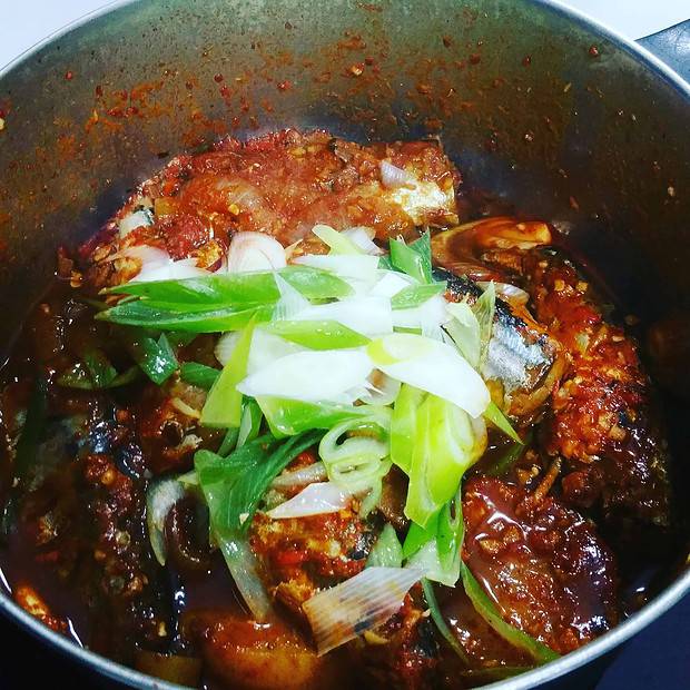 Braised Saury (Kkongchi-jorim) recipe by Maangchi