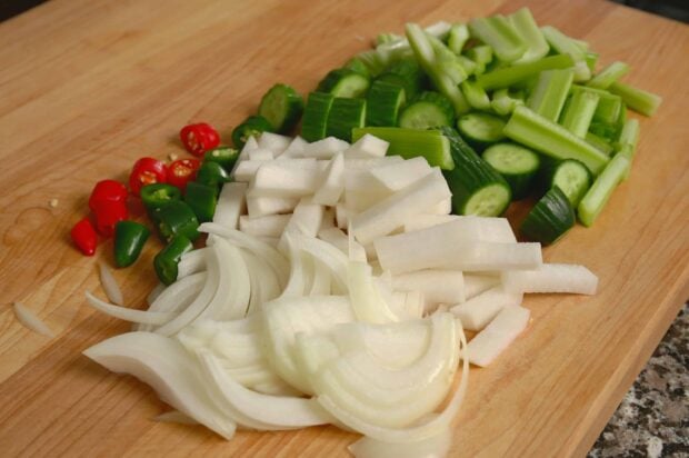 L.A. Jangajji recipe by Maangchi