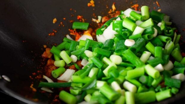 Korean-style mapo tofu (Mapadubu: 마파두부) recipe by Maangchi