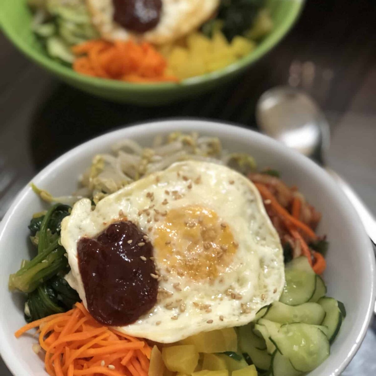 Cooking Korean food with Maangchi