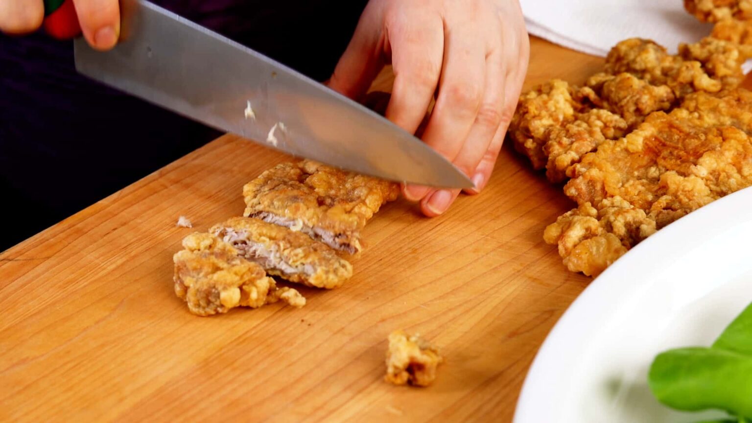 Pepper fried chicken (Yuringi: 유린기) recipe by Maangchi