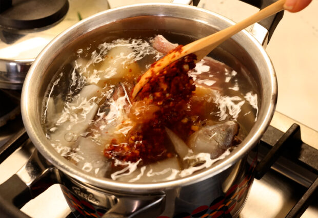 Whiting Maeuntang (Korean Spicy Fish Stew) recipe by Maangchi