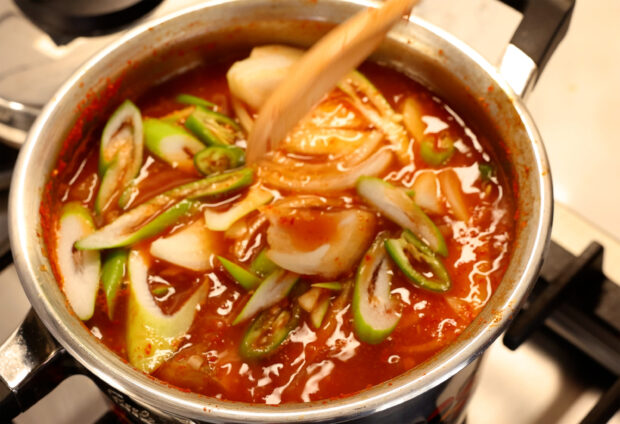 Whiting Maeuntang (Korean Spicy Fish Stew) recipe by Maangchi