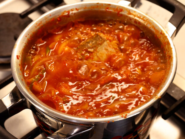 Whiting Maeuntang (Korean Spicy Fish Stew) recipe by Maangchi